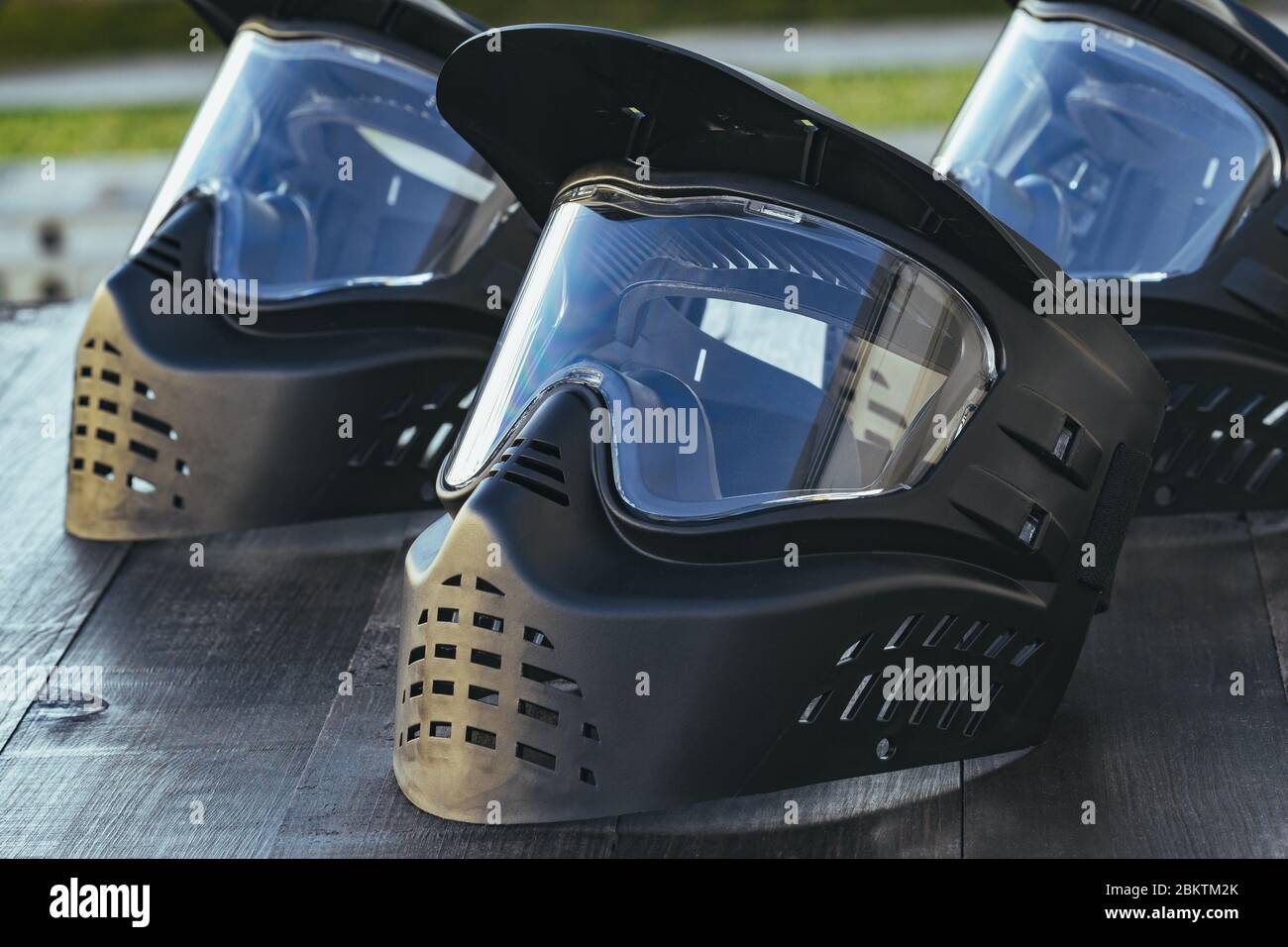 Mask protect face for extreme sport. Paintball extreme sport protective ...