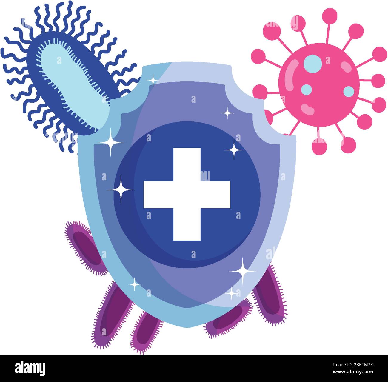 thanks you doctors, shield protection coronavirus covid 19 vector ...
