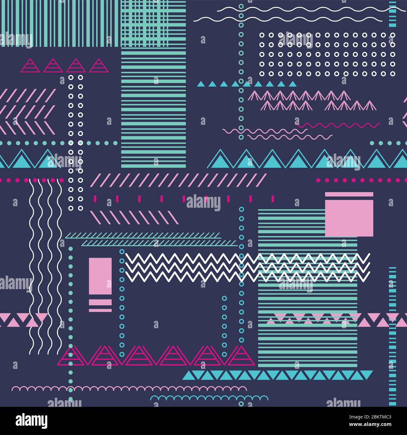 Digital textile design elements Stock Vector Images - Alamy