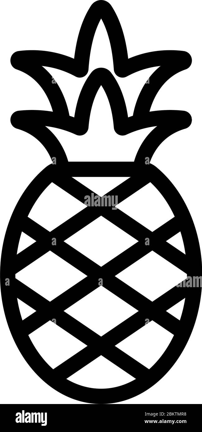 Pineapple leaves white background Black and White Stock Photos & Images ...