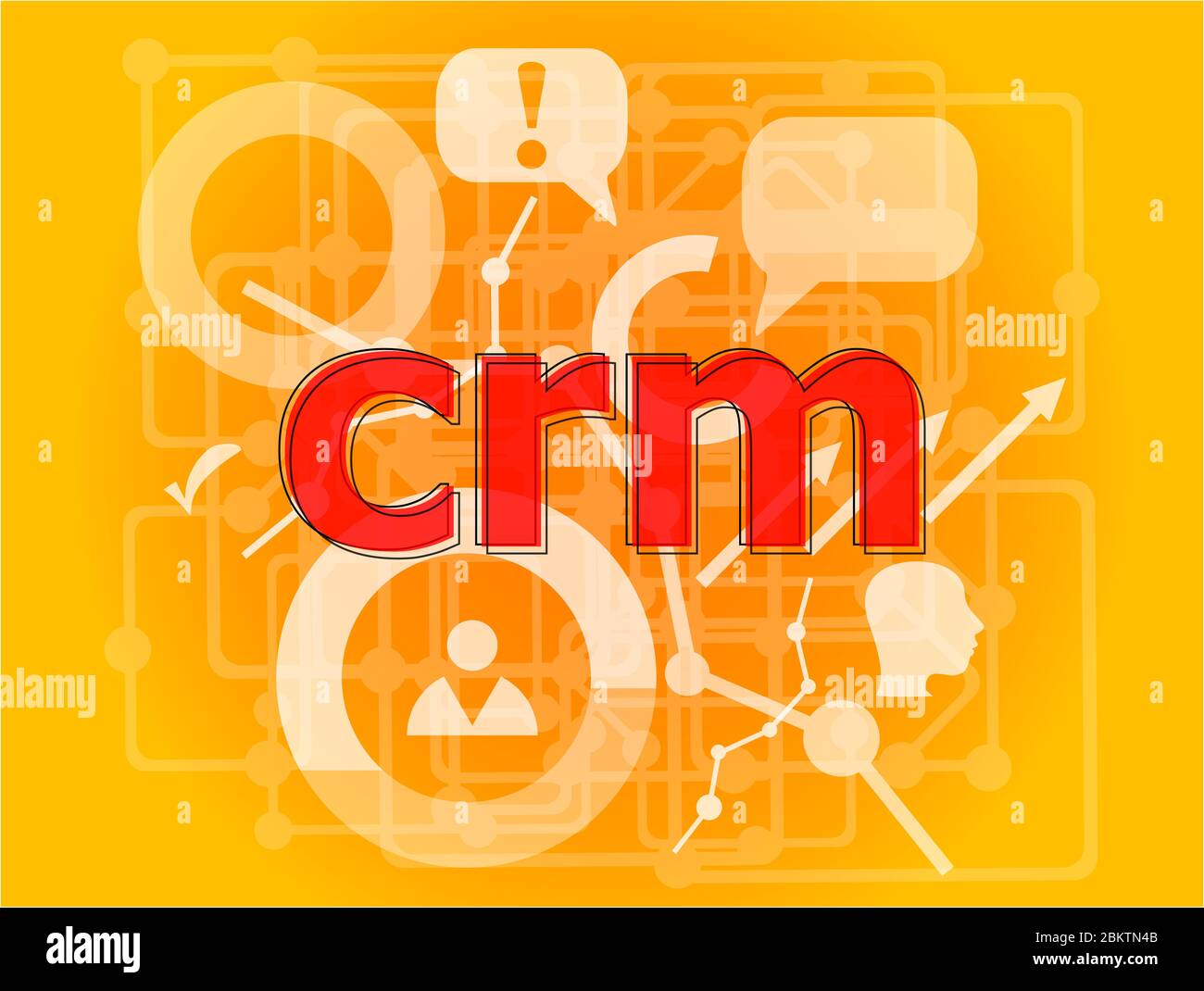 Crm background hi-res stock photography and images - Alamy