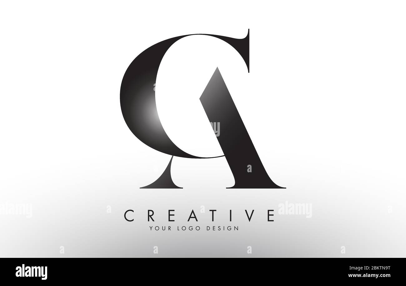 AC A C letters design logo with an elegant and classic look vector ...