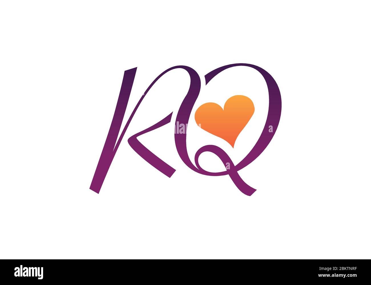 Creative q r logo design hi-res stock photography and images - Alamy