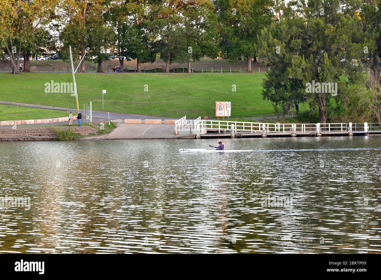 Kayaking on the Nepean River at Penrith, NSW Stock Photo - Alamy