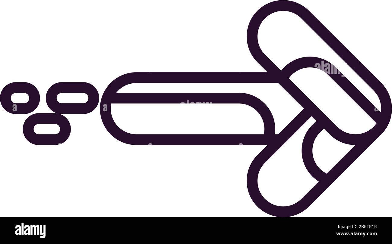 Arrow line style icon design of Direction element web forward ...
