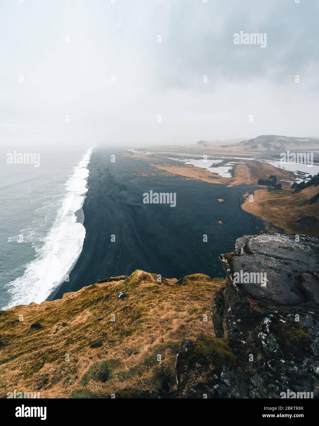 Rainy beach in iceland hi-res stock photography and images - Alamy