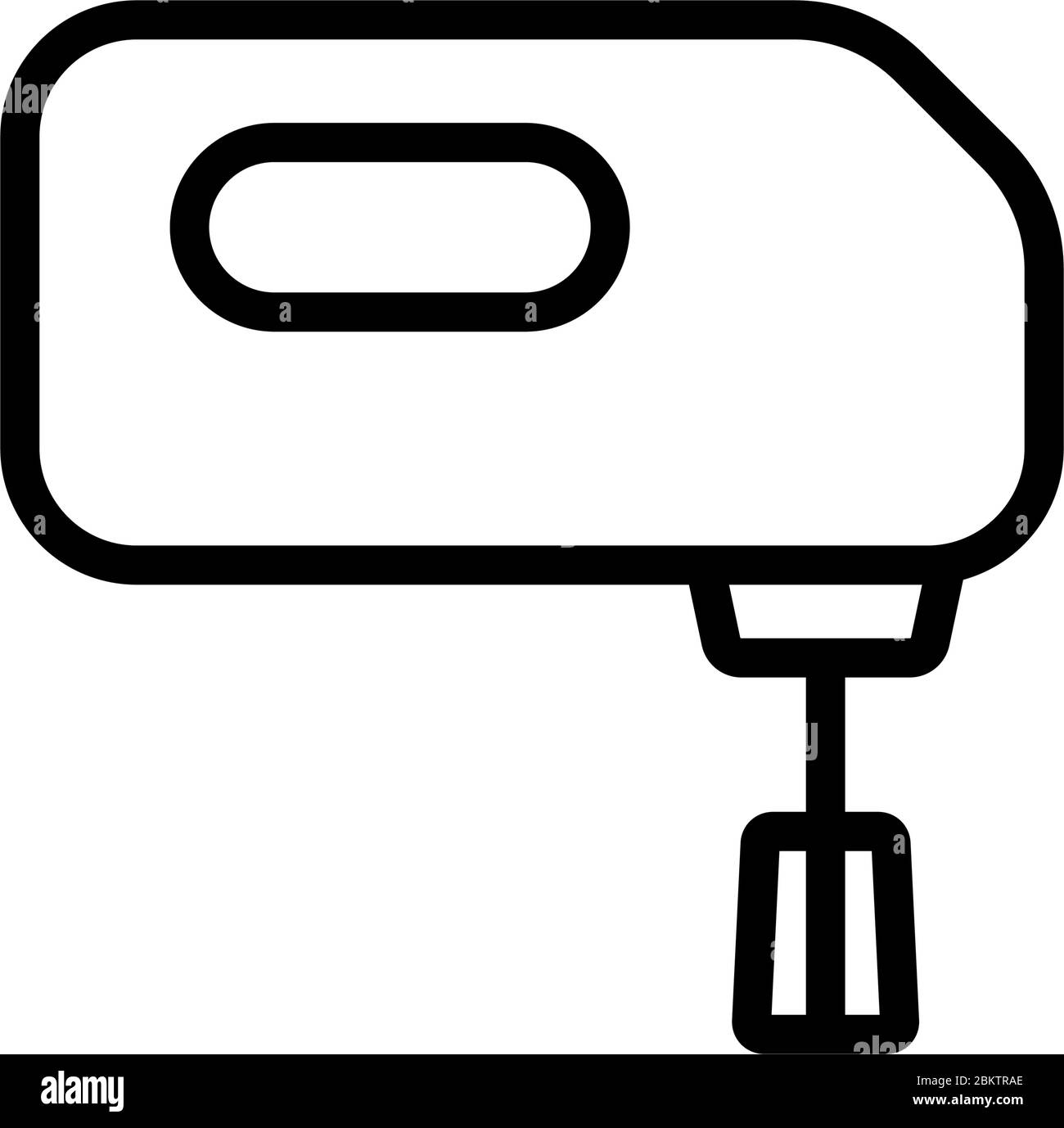 one type of hand mixer icon vector outline illustration Stock Vector ...