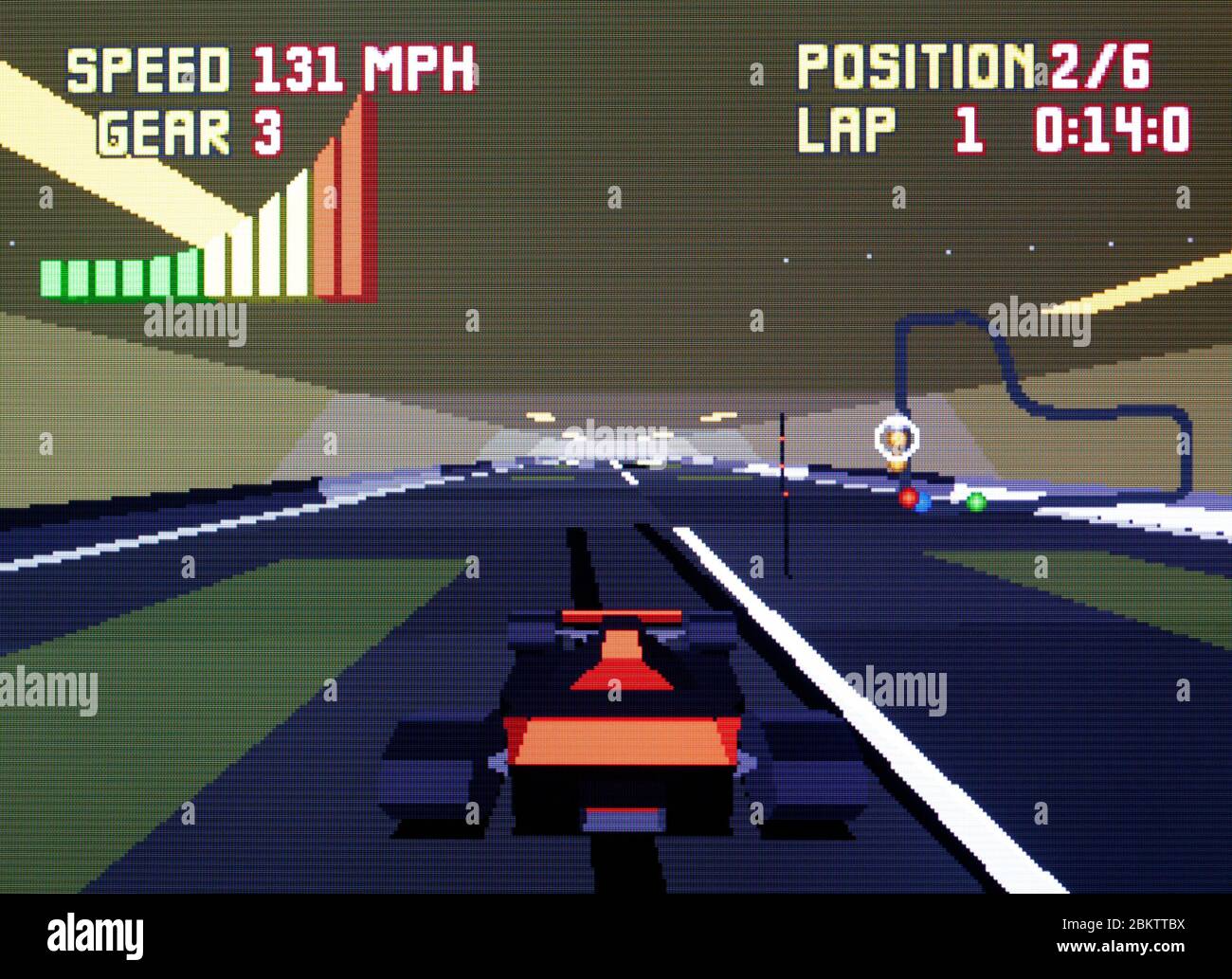 Checkered Flag - Atari Jaguar Videogame - Editorial use only Stock ...