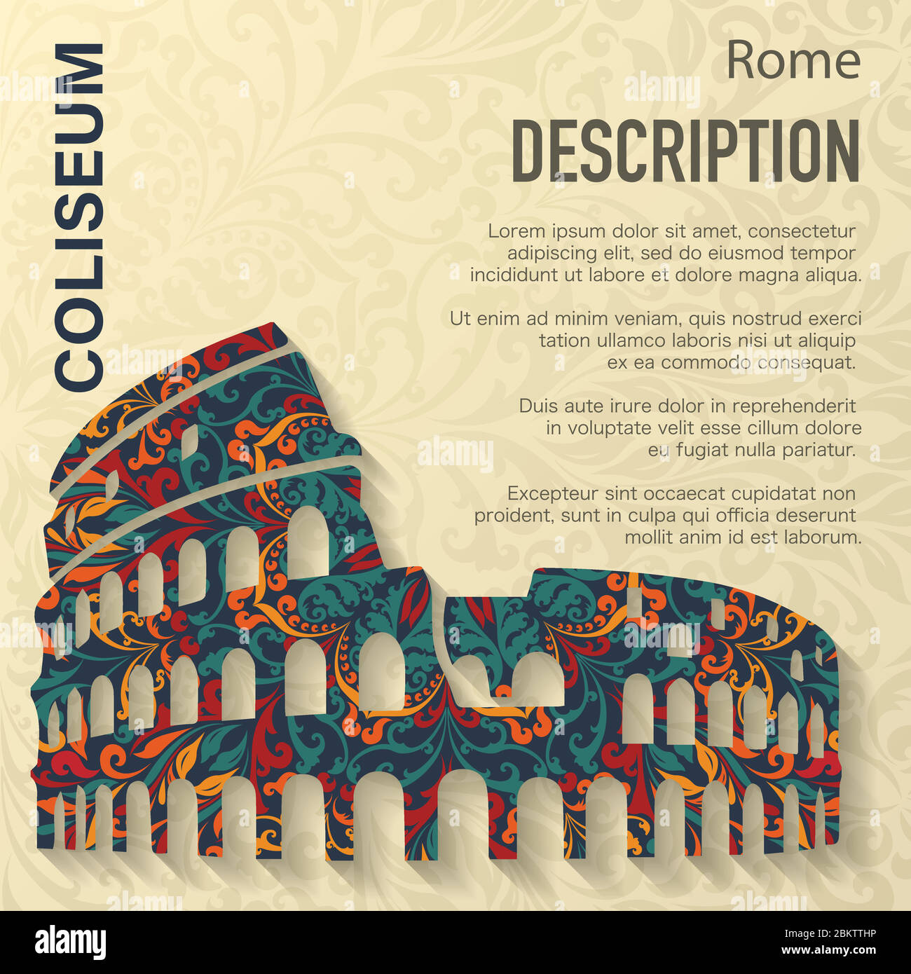 Coliseum architecture Stock Vector Images - Alamy