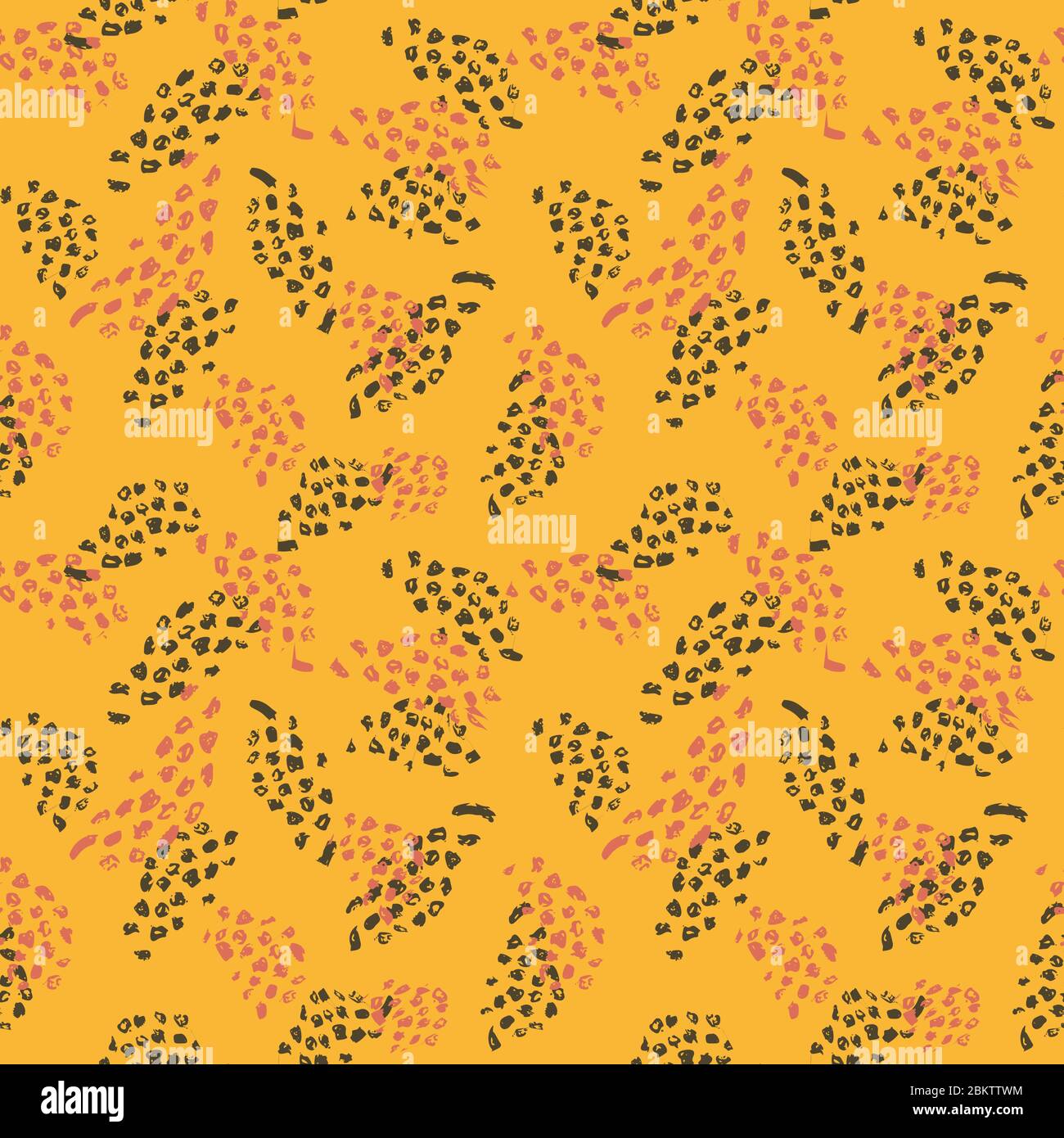 abstract leopard print seamless vector pattern Stock Vector Image & Art ...