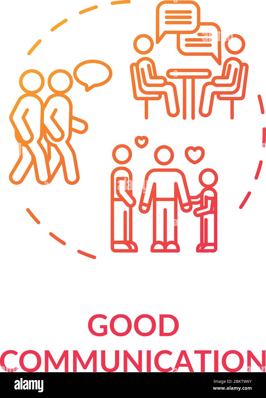 Good communication concept icon Stock Vector Image & Art - Alamy