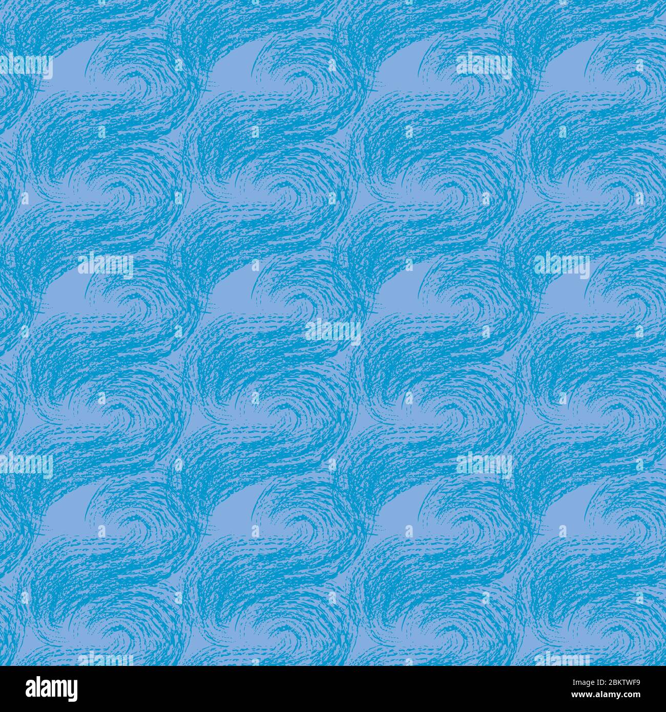 rough stormy sea seamless vector textured pattern in blue colors Stock ...