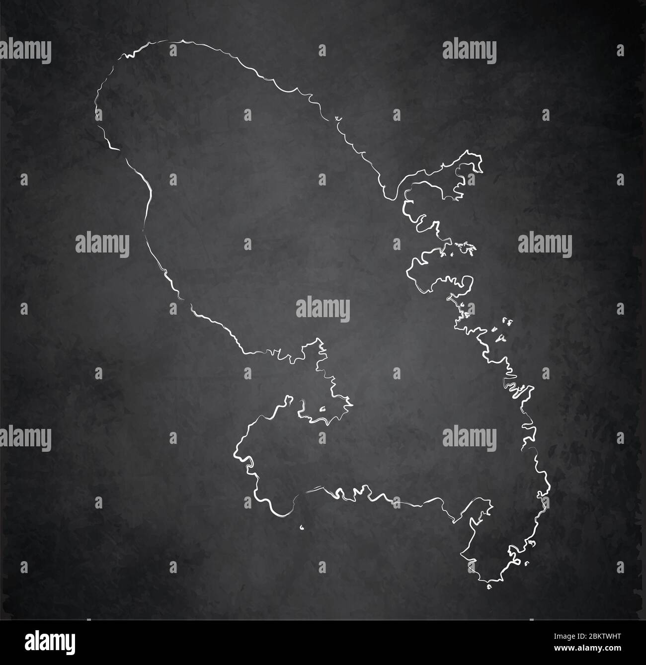 Blank map of the caribbean hi-res stock photography and images - Alamy