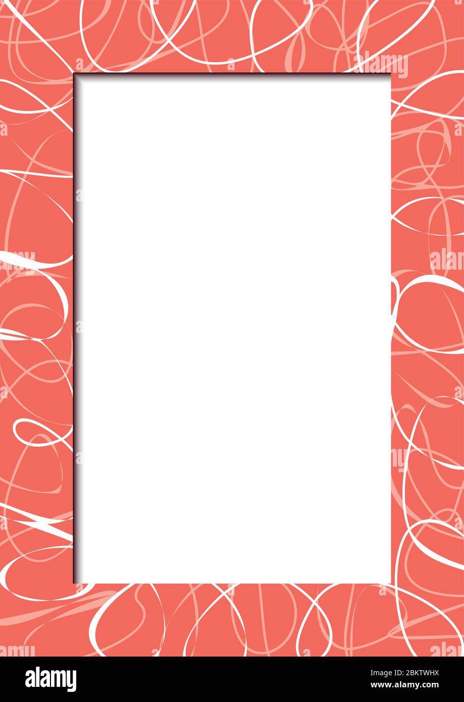 Art drawing red color abstract Stock Vector Images - Alamy