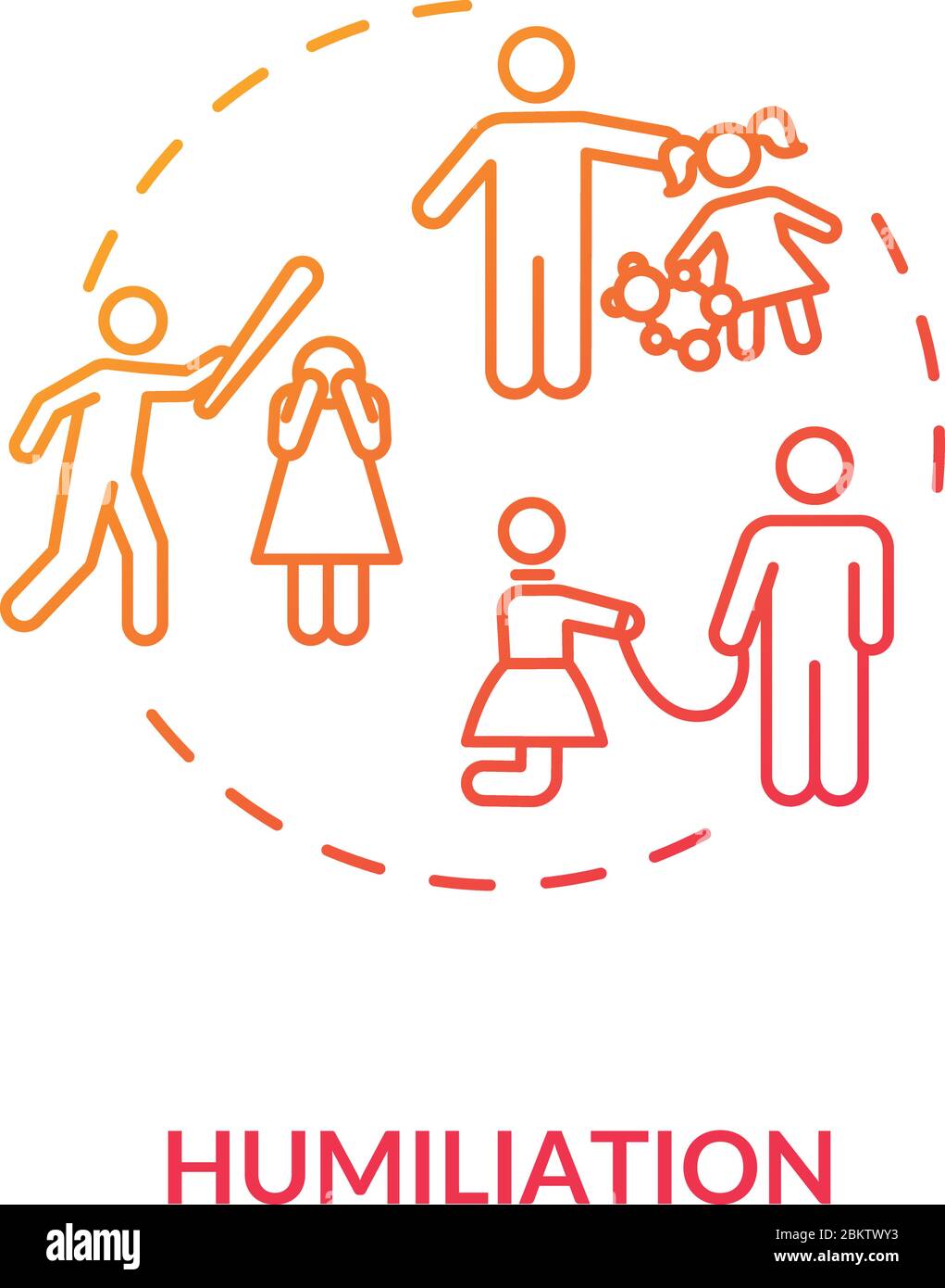 Woman and boyfriend and violence Stock Vector Images - Alamy