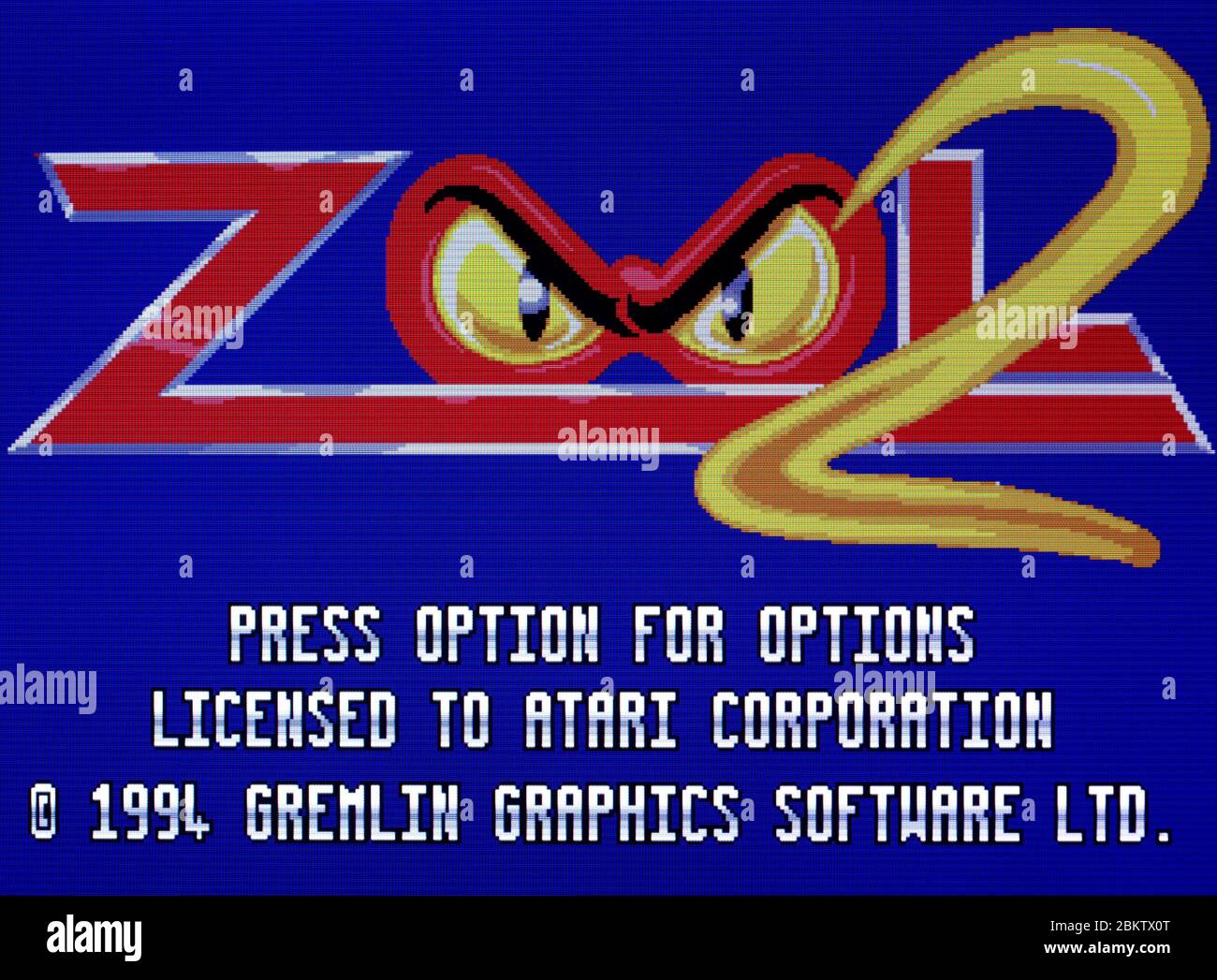 Zool 2 - Atari Jaguar Videogame - Editorial use only Stock Photo - Alamy