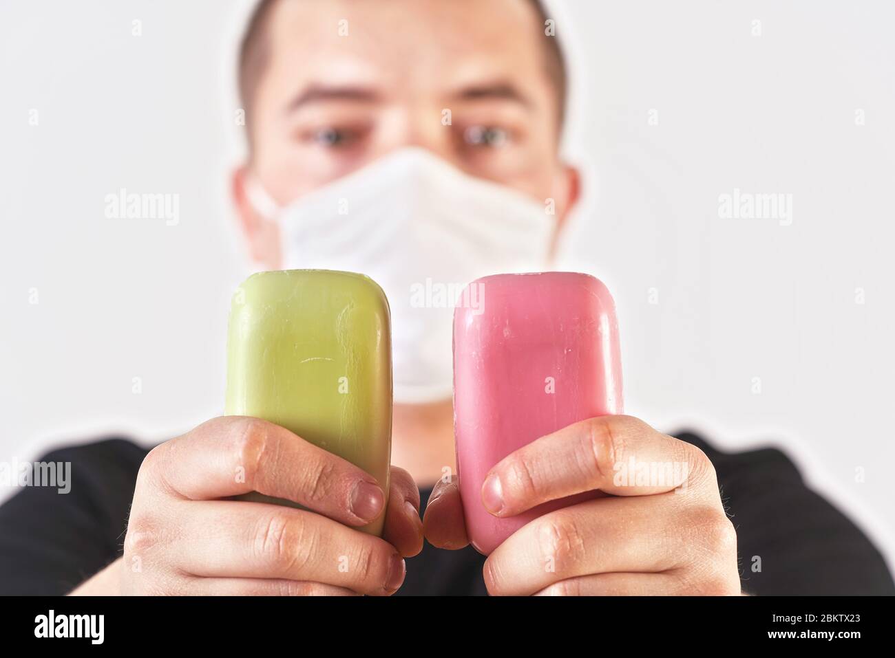 Bar of soap mouth hi-res stock photography and images - Alamy