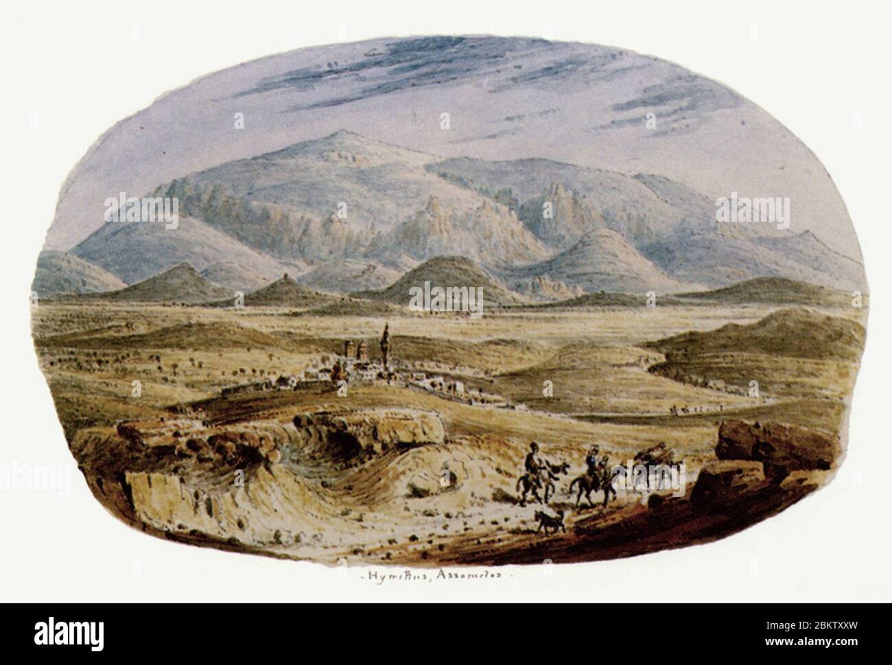 Hymettus Assomettus - Skene James - 1838-1845 Stock Photo - Alamy