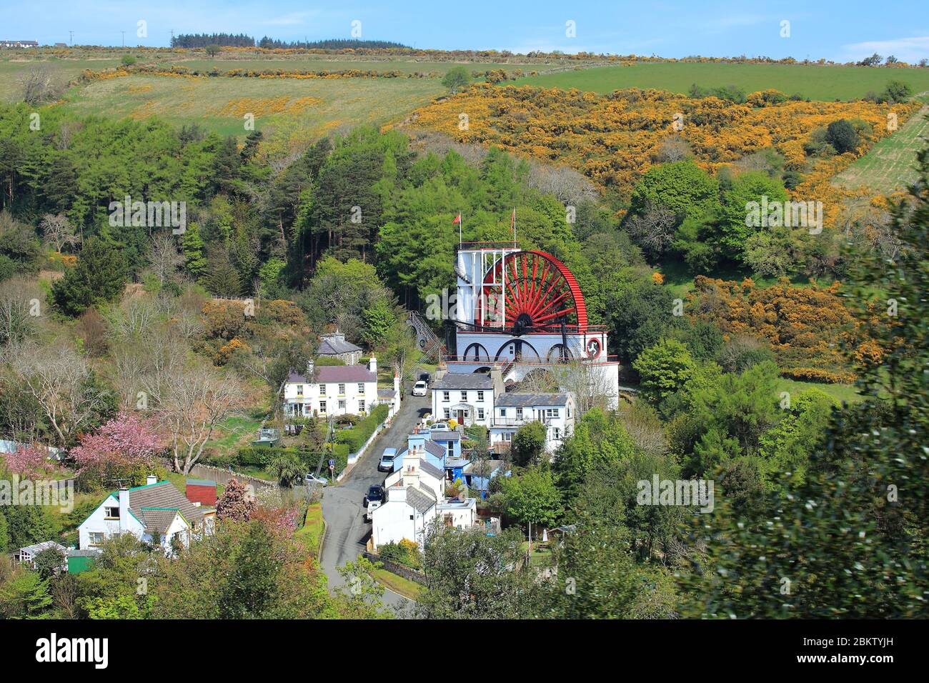 The Great Laxey Wheel (Lady Isabella), Victorian water wheel designed ...