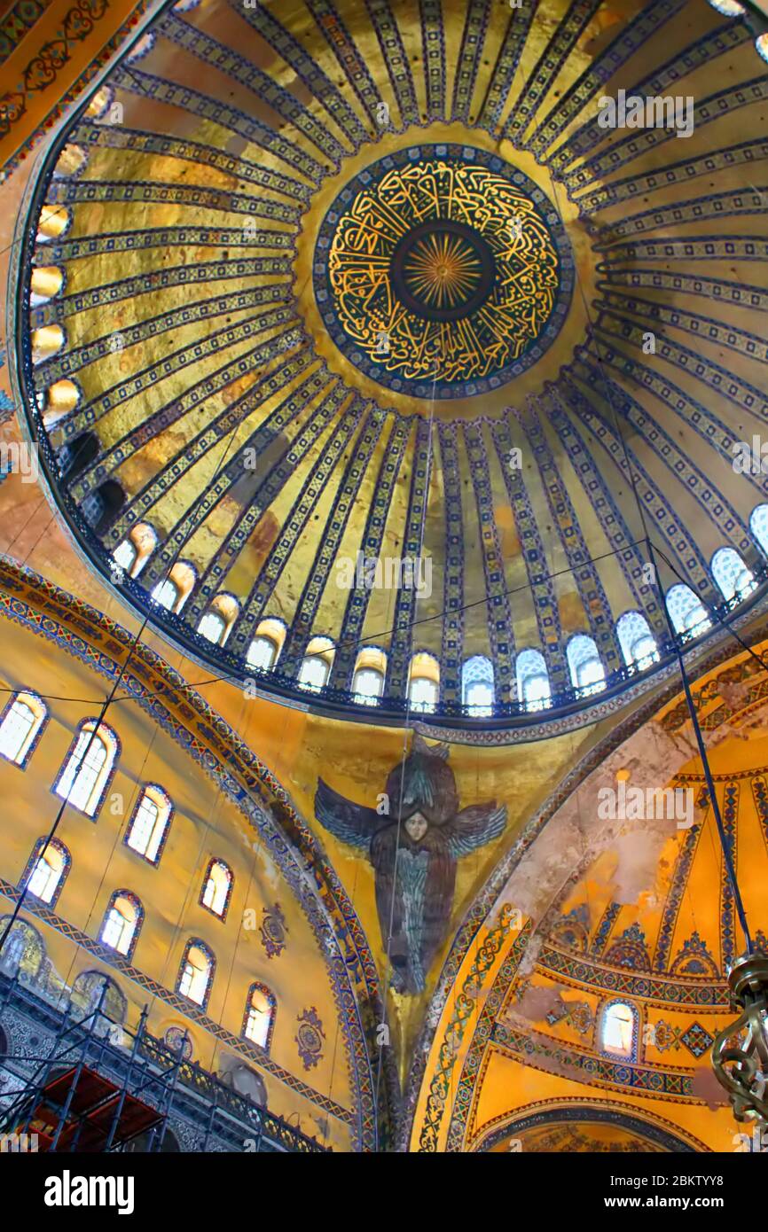 Hagia sophia dome seraphim hi-res stock photography and images - Alamy