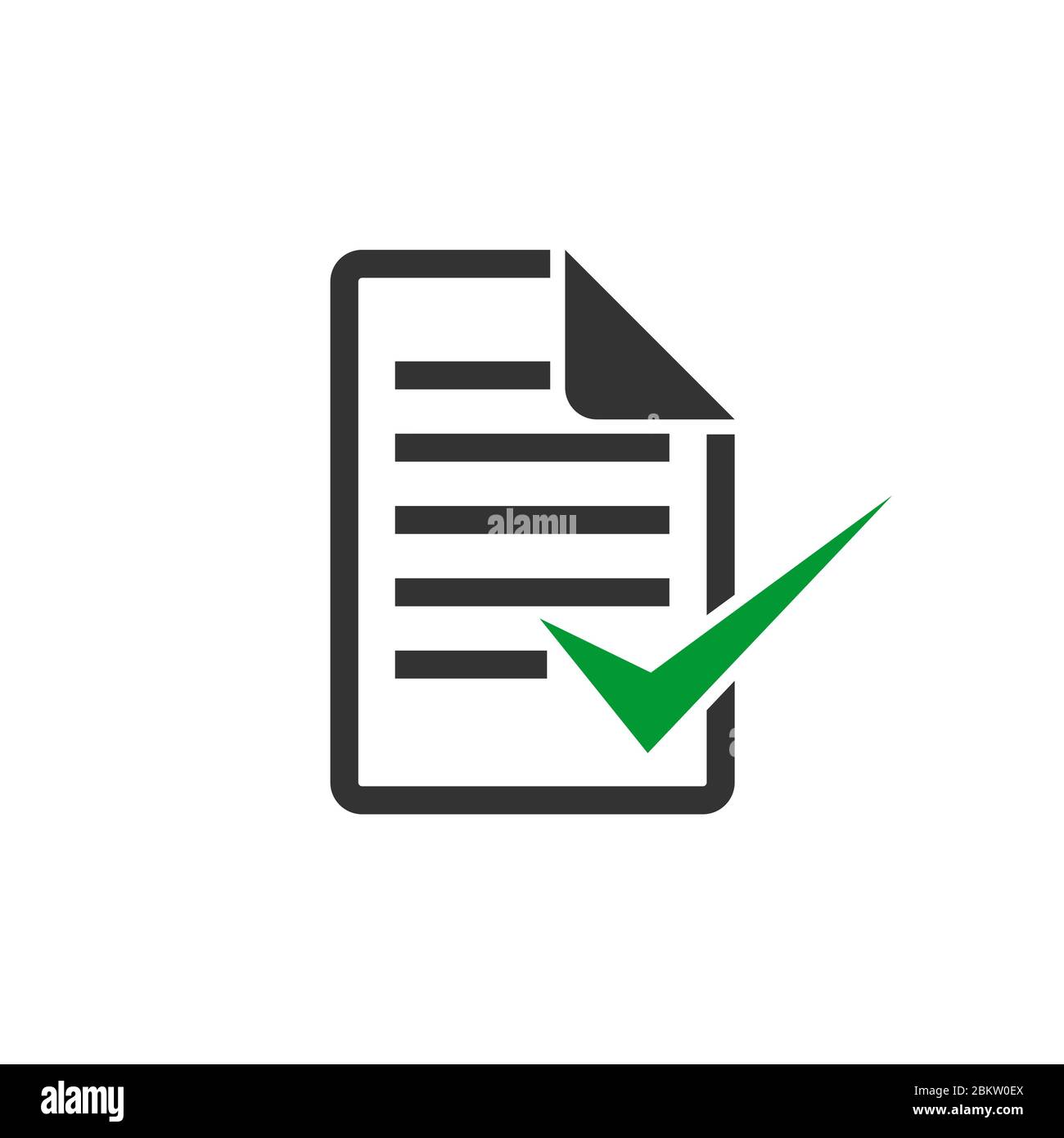 Check Mark Document Logo Template Illustration Design. Vector EPS 10 ...