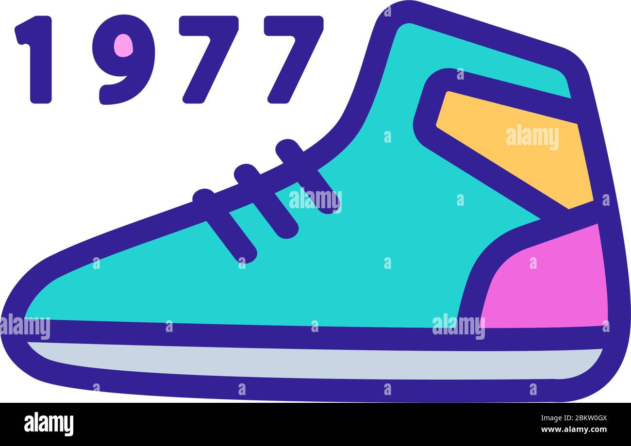 old shoes icon vector outline illustration Stock Vector Image & Art - Alamy