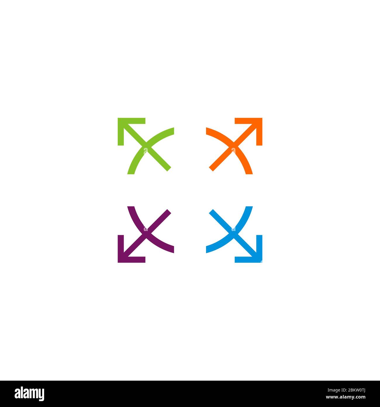 Compass Arrow Logo Template Illustration Design. Vector EPS 10 Stock ...