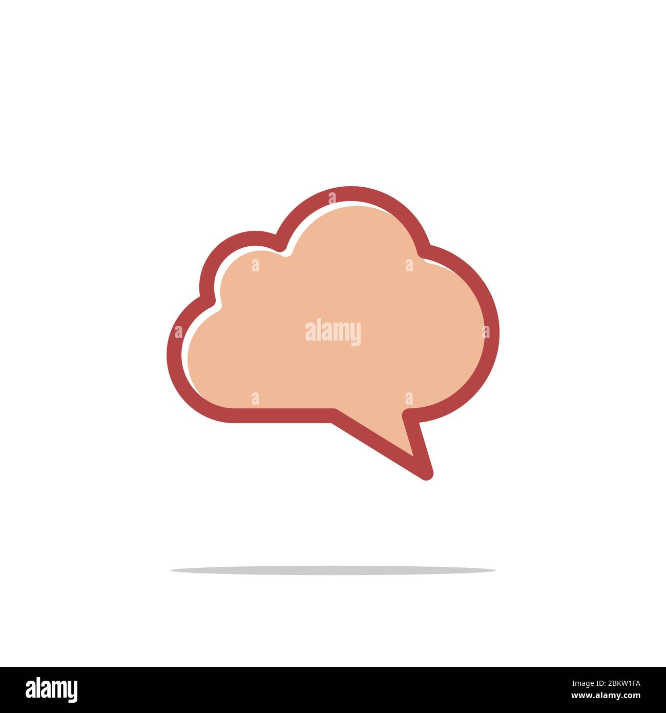 Cloud Speech Icon Logo Template Illustration Design. Vector EPS 10 ...