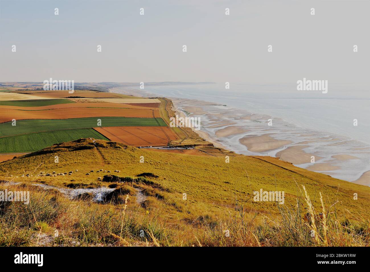 The French Countryside and Coastline Along the English Channel at Cap ...