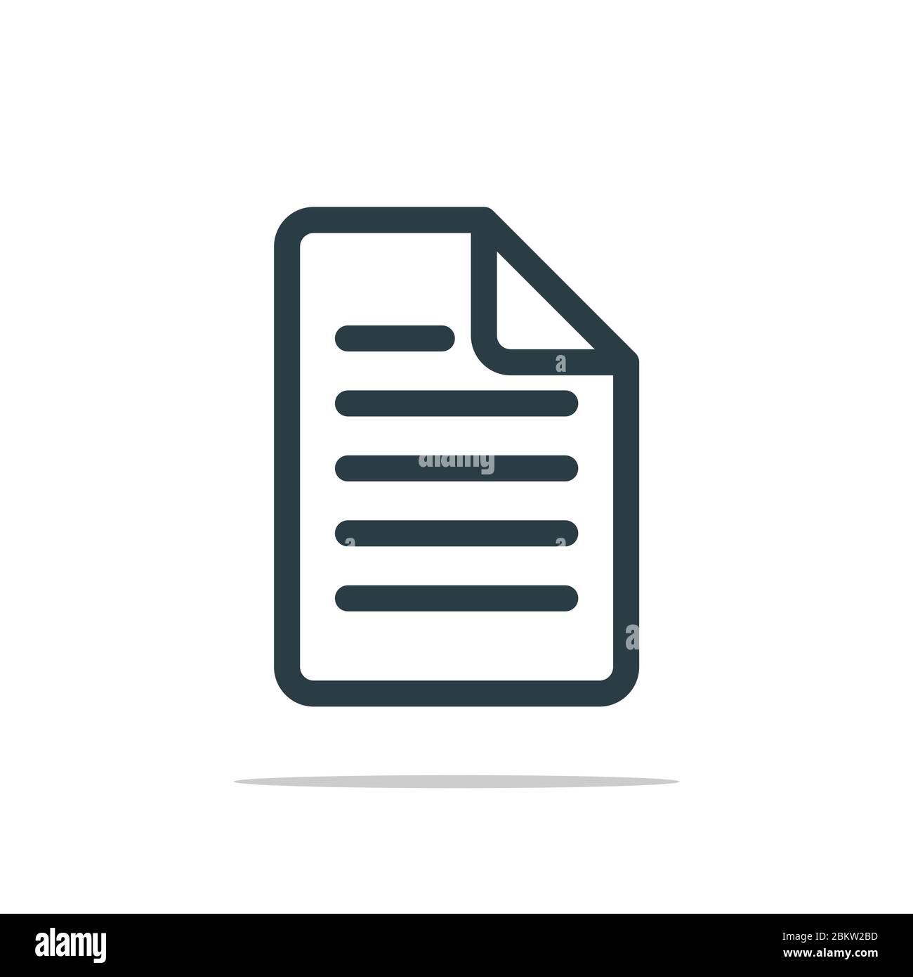 Paper Document Icon Logo Template Illustration Design. Vector EPS 10 ...