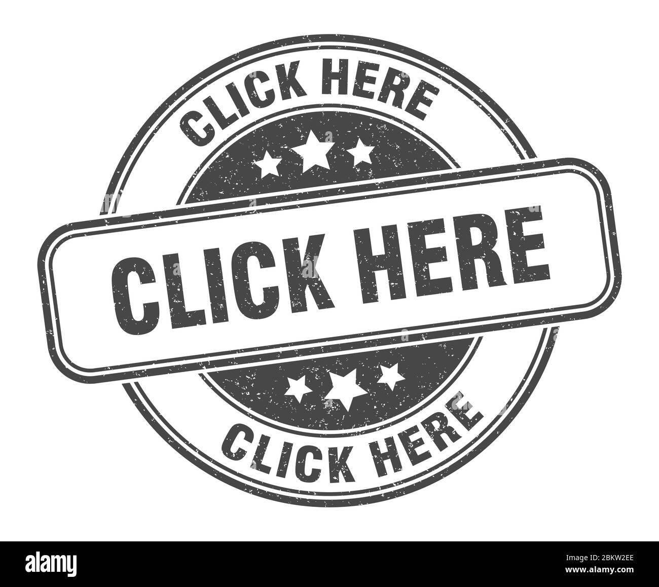 click here stamp. click here round grunge sign. label Stock Vector ...