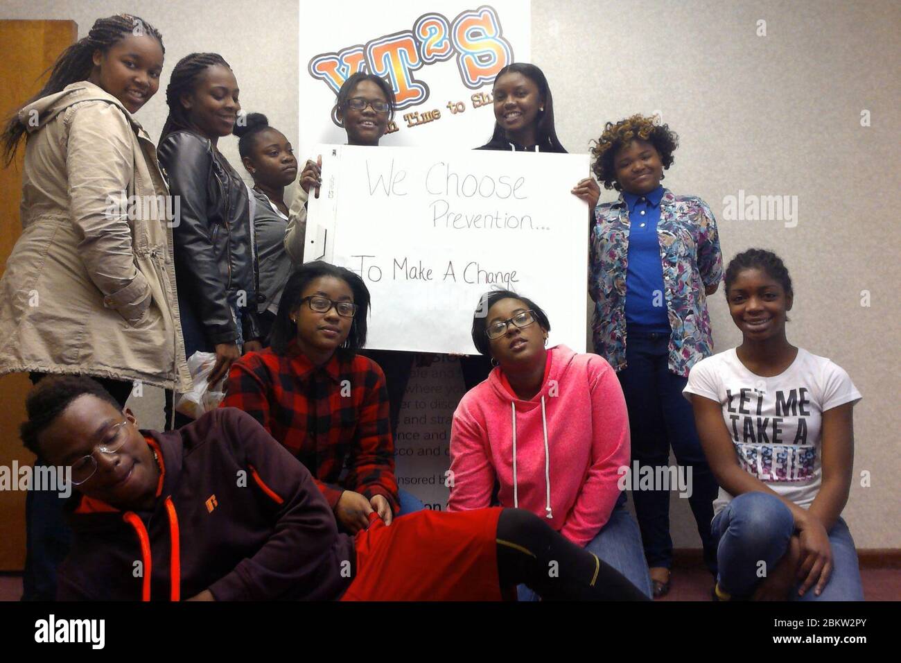 I choose prevention to make a chance. (17756537499 Stock Photo - Alamy