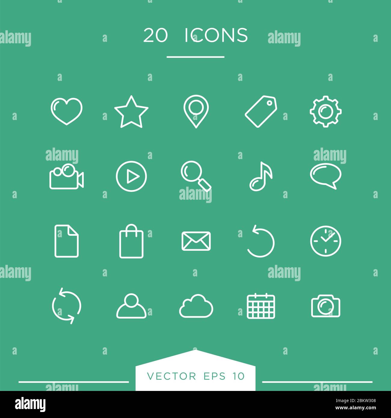 Simple Icon Set Vector Template Illustration Design. Vector EPS 10 ...