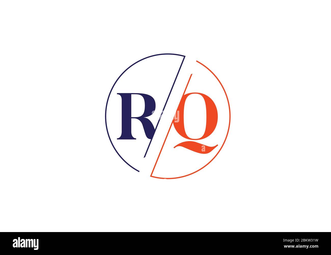 Rq letter logo hi-res stock photography and images - Alamy