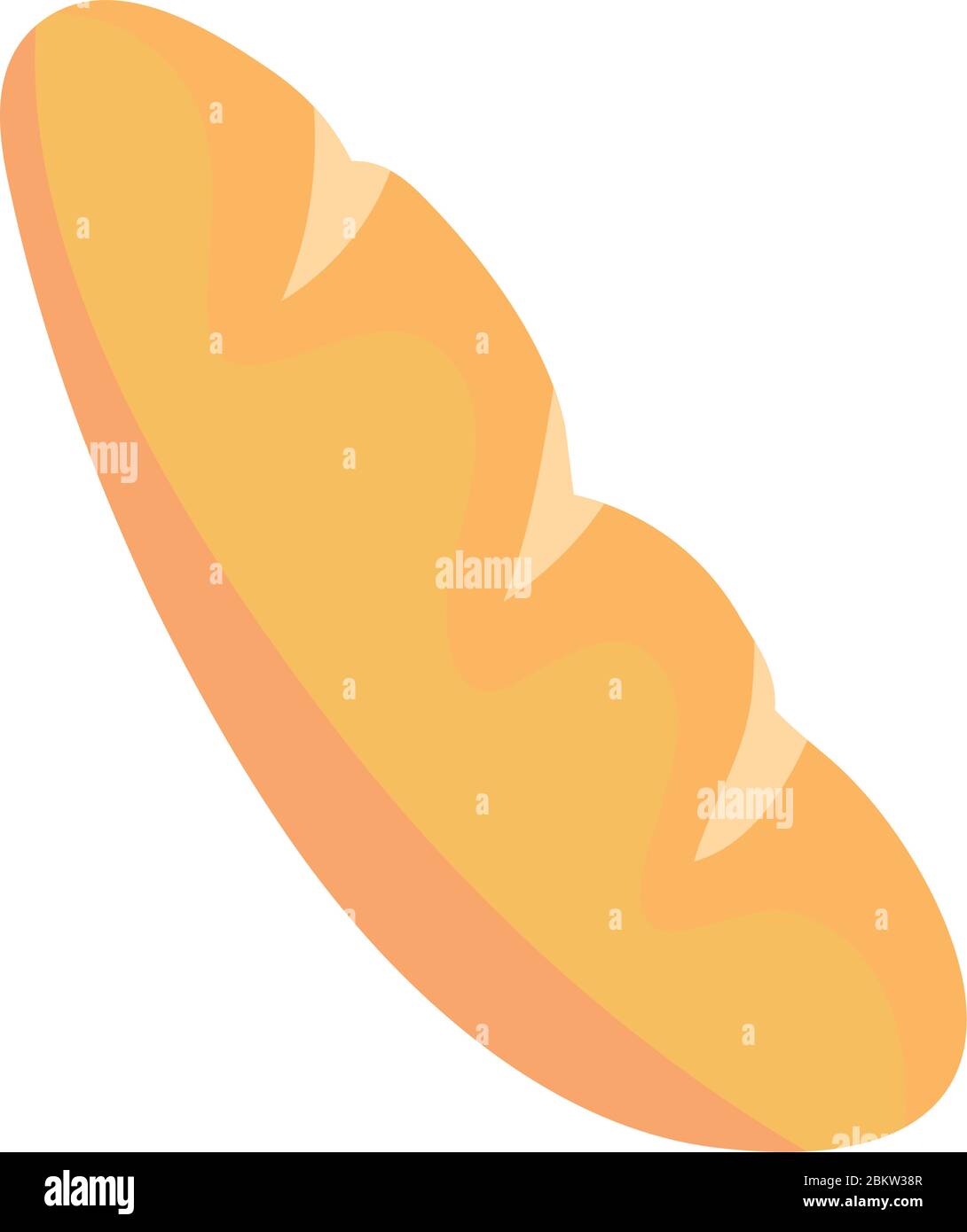 fresh bread food isolated icon Stock Vector Image & Art - Alamy