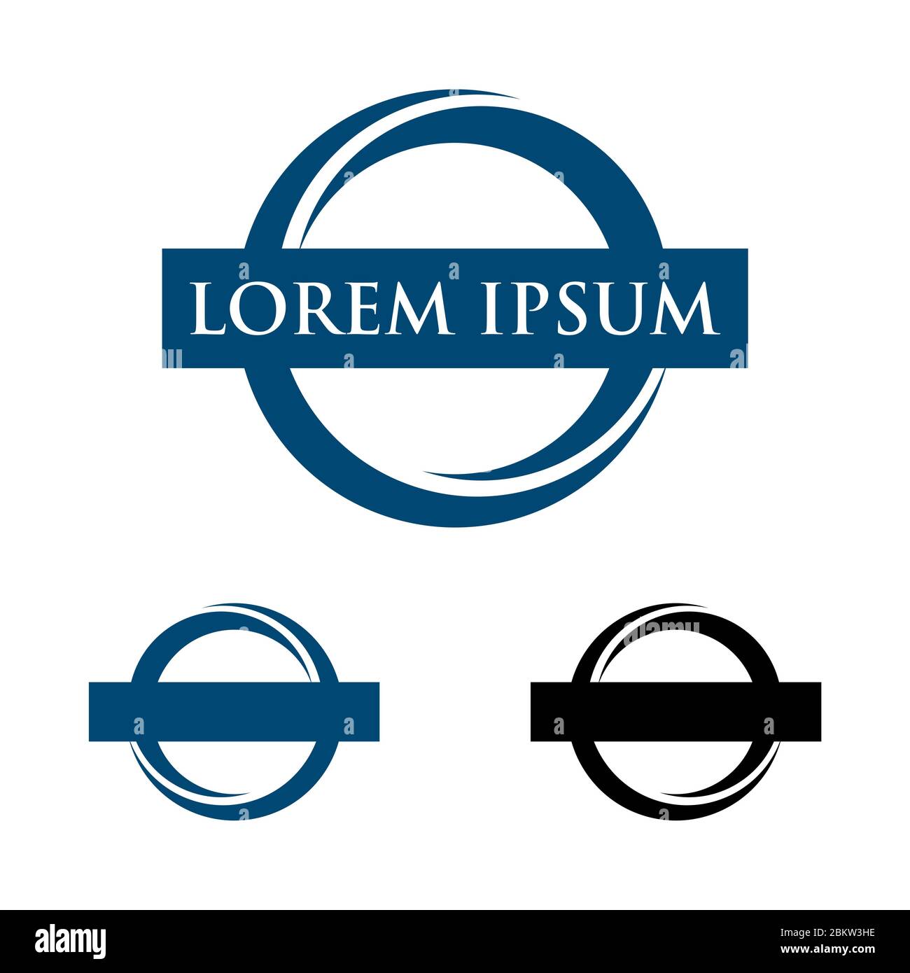 Circle Ring Emblem Logo Template Illustration Design. Vector EPS 10 ...