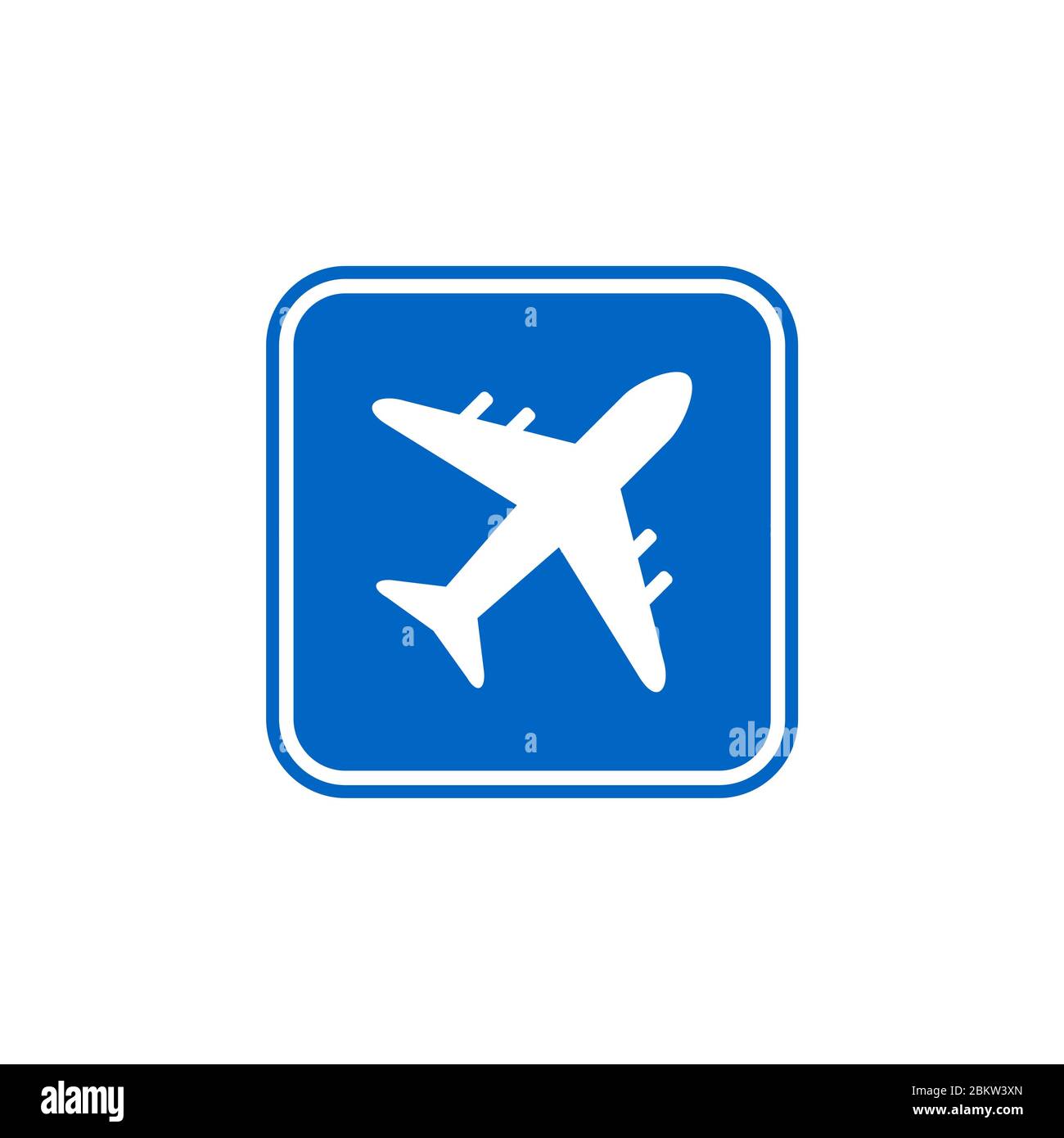 Vector Icon Template - Airport Illustration Design. Vector EPS 10 Stock ...