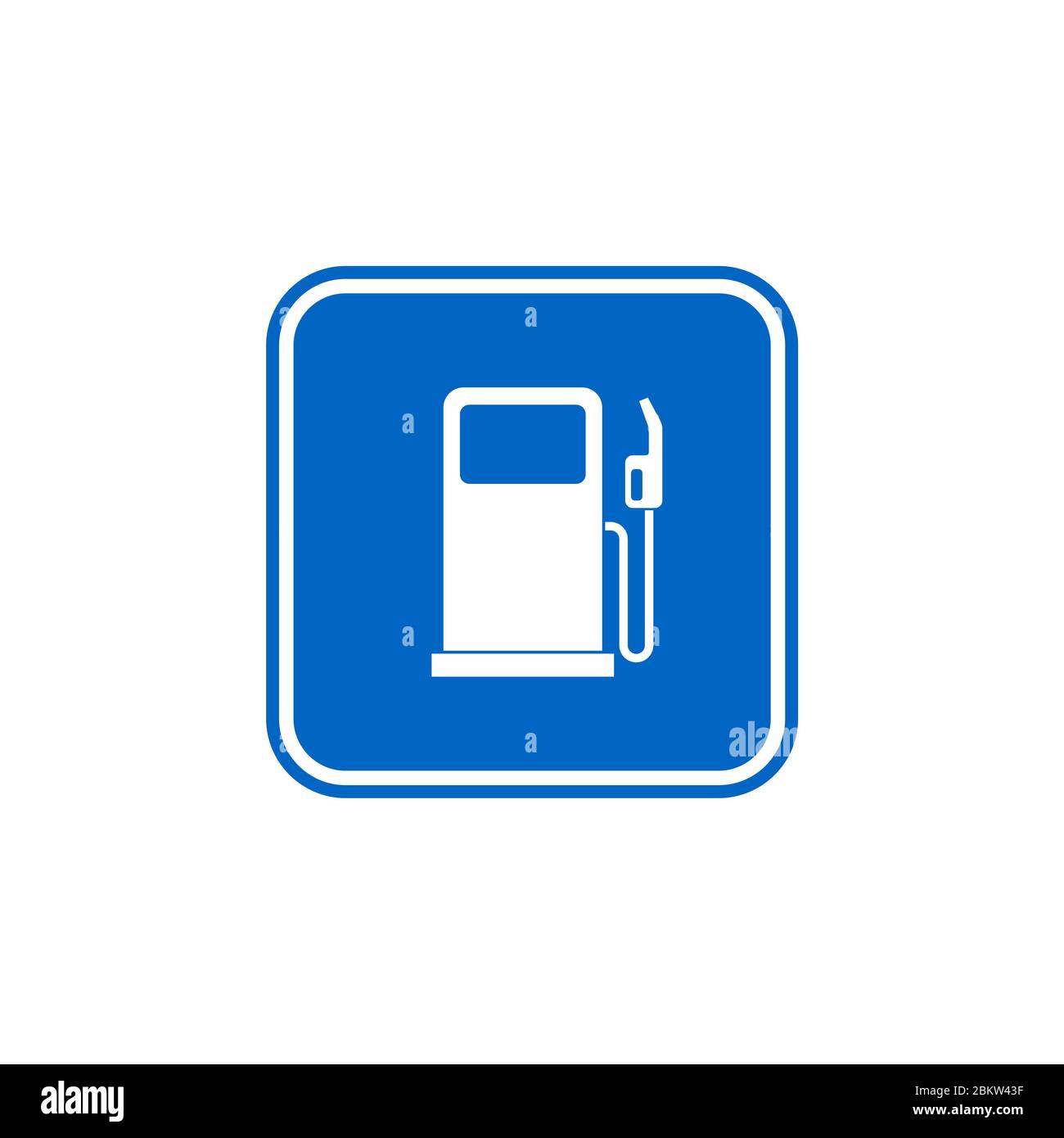 Gas station signage Cut Out Stock Images & Pictures - Alamy