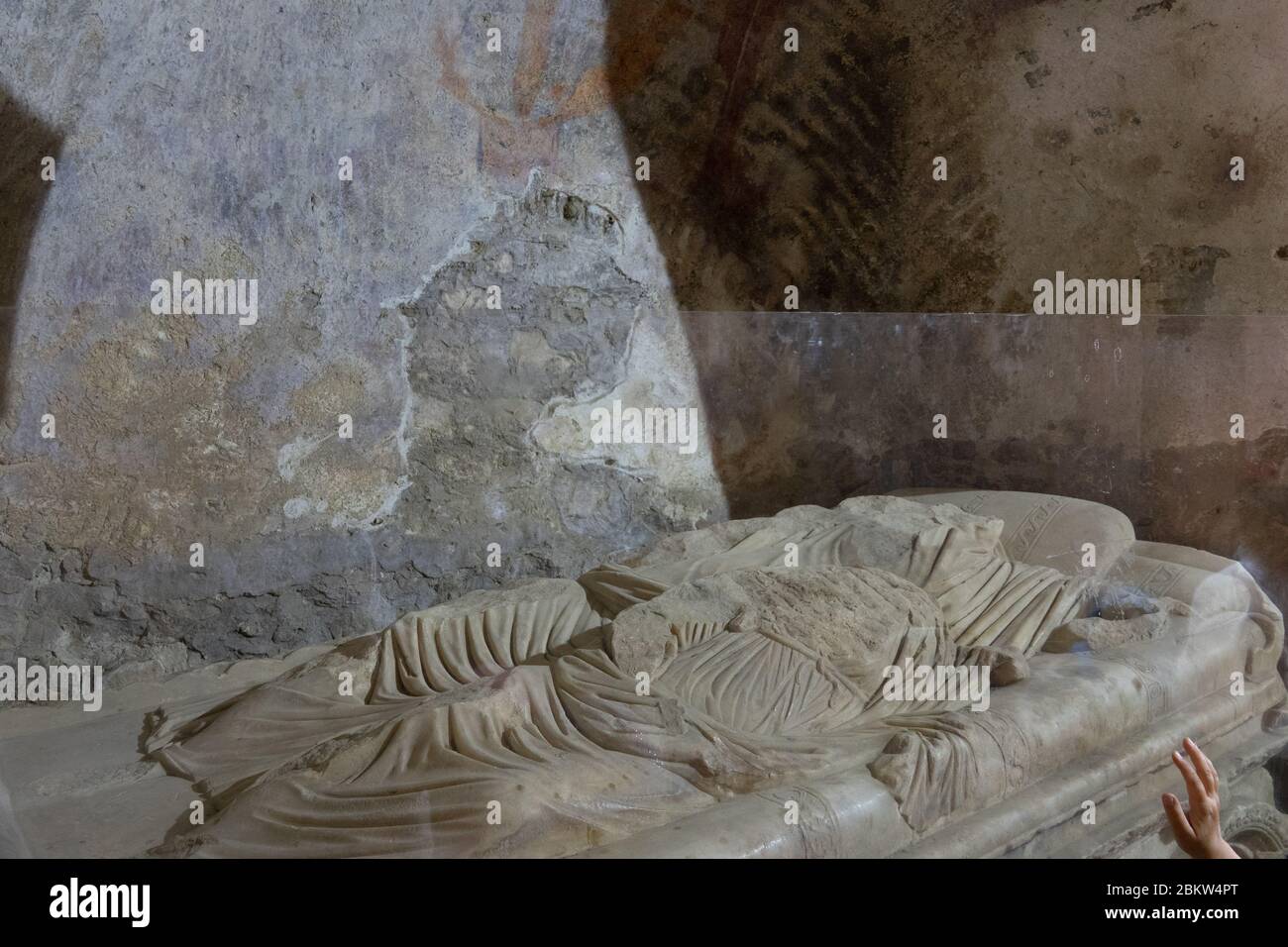 The grave sarcophagus of Saint Nicholas the Wonderworker of Myra ...