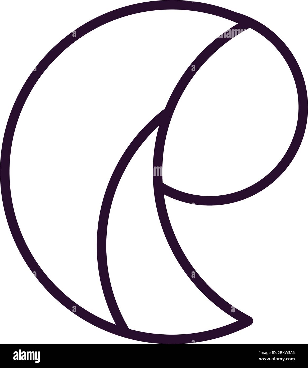 Abstract comma shape line style icon design, Logo brand and corporate ...