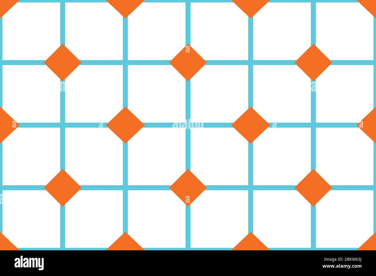 Seamless geometric pattern, texture or background vector in orange and ...