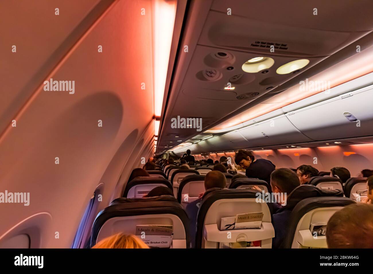 Boeing 737 interior hi-res stock photography and images - Alamy
