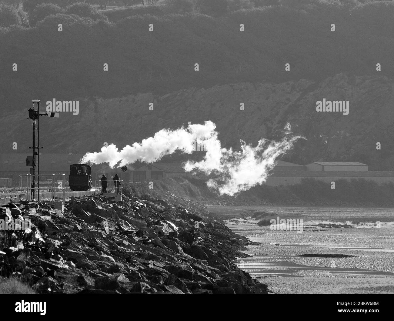 Ffestiniog railway steam locomotive blanche hi-res stock photography ...