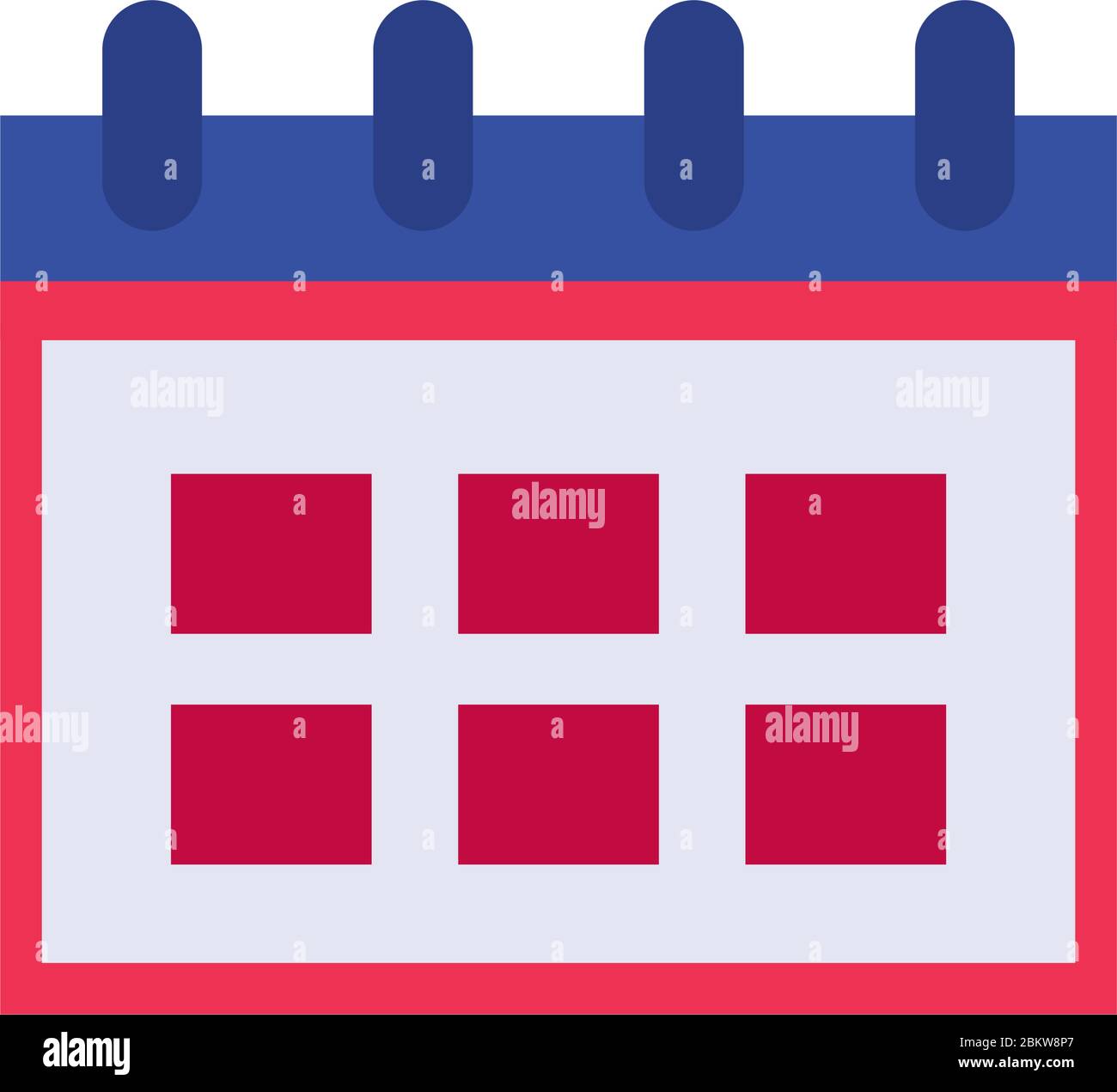 Calendar flat style icon design, Planner time event moth date day page ...