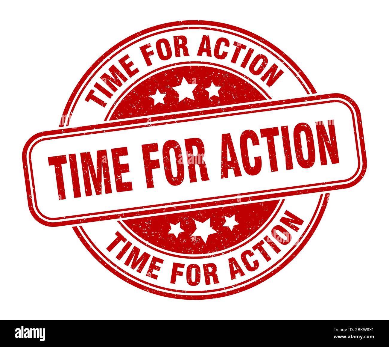 time for action stamp. time for action round grunge sign. label Stock ...