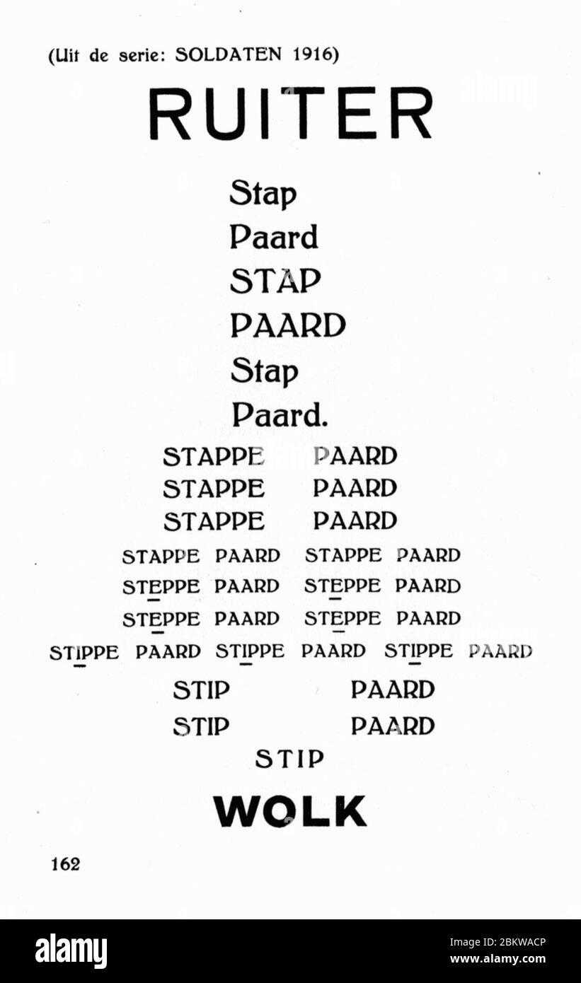 I.K. Bonset Ruiter 1916 Stock Photo - Alamy