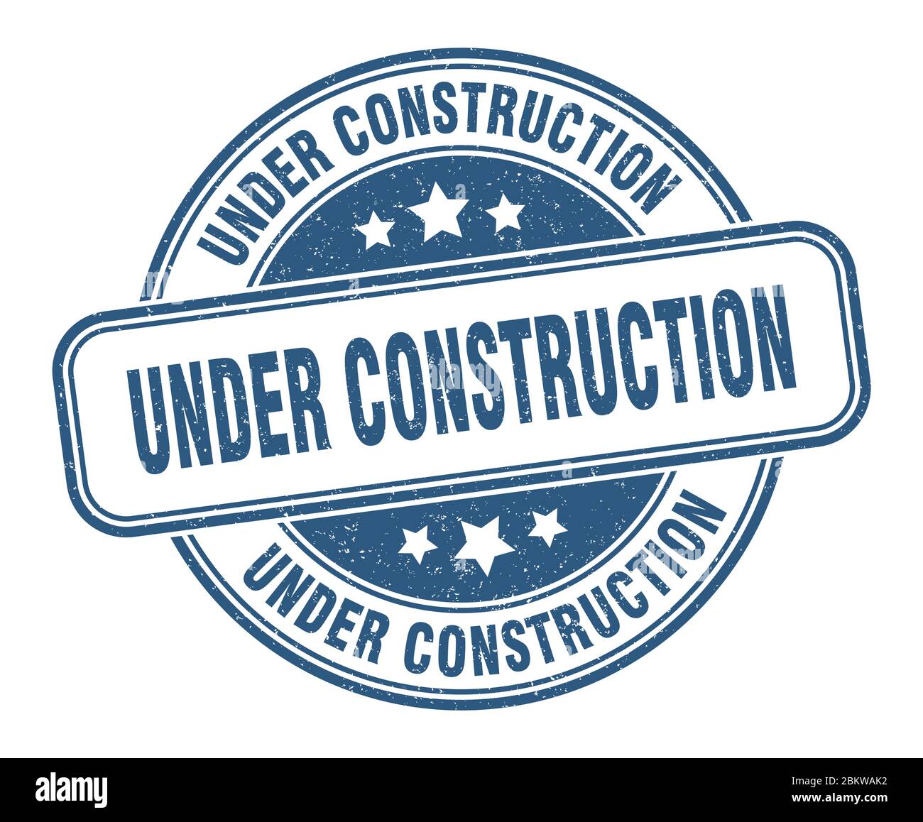 under construction stamp. under construction round grunge sign. label ...