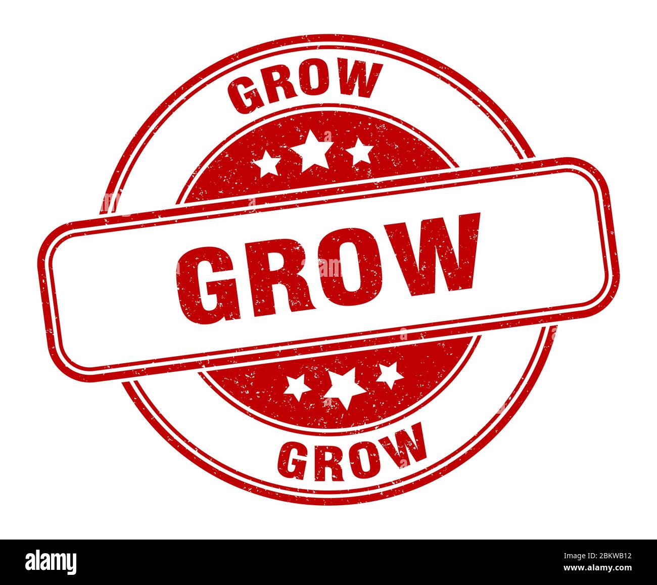 grow stamp. grow round grunge sign. label Stock Vector Image & Art - Alamy
