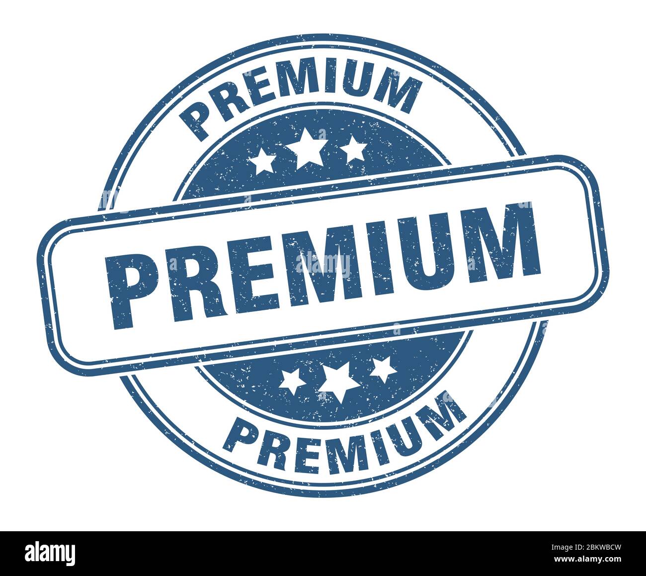 premium stamp. premium round grunge sign. label Stock Vector Image ...