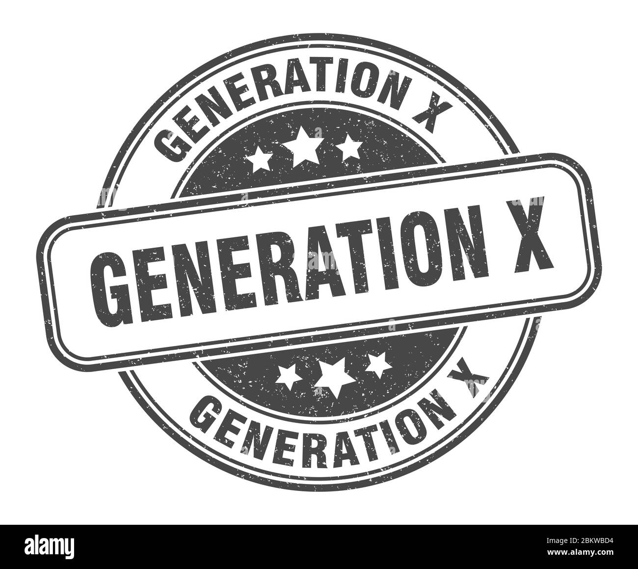 generation x stamp. generation x round grunge sign. label Stock Vector ...
